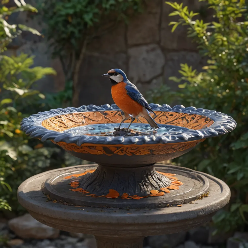 Mastering the Art of Painting a Cement Bird Bath